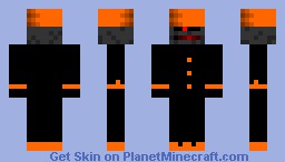 Orange Robot Minecraft Skin