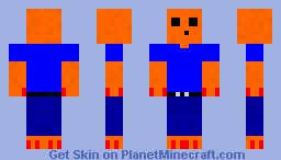 Orange Slime Minecraft Skin