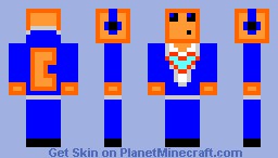 Orange Slime Minecraft Skin