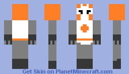 Fire Knight (Castle Crashers) Minecraft Skin