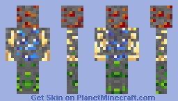 Sepia Ore Man v3 - Hazel Orb Skin Contest Minecraft Skin