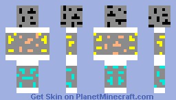 Skin series! Blocky-Ore skin (second skin) Minecraft Skin