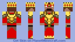 The red king finally Minecraft Skin