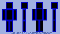 Outline Man Minecraft Skin