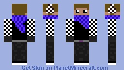 Winter Checkered Minecraft Skin