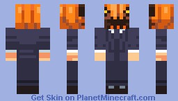 Pumpkin Head Minecraft Skin