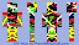 Paint Splatter Minecraft Skin