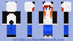 Panda Hoodie Minecraft Skin
