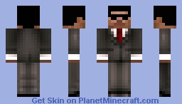 Secret Agent Minecraft Skin