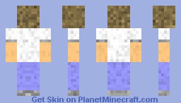 Paper bag person Minecraft Skin