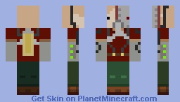Part man, Part Robot. Minecraft Skin