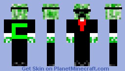 Party Creeper Minecraft Skin