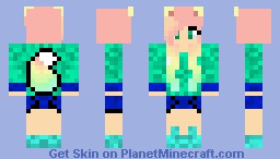 Pastel Fox Lady Skin Thing Minecraft Skin