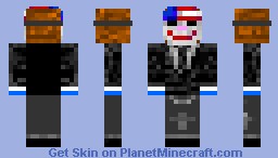 Dallas From PayDay2 Minecraft Skin