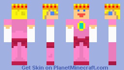 Princess Peach Minecraft Skin