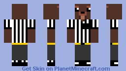 Referee Bear Minecraft Skin