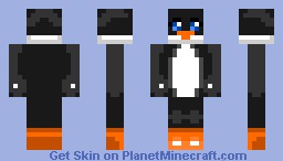 Cute Penguin Minecraft Skin