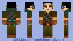 High Tech Archer With Deus Specs Minecraft Skin