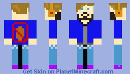 PewDiePie's Actual Minecraft Skin Minecraft Skin