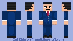 Phoenix Wright Minecraft Skin
