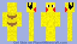 Pickachu Minecraft Skin