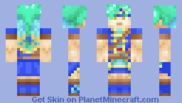 Golden Sun - Piers Minecraft Skin