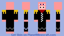 Pig in Suit Minecraft Skin