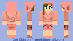 Pig Girl Minecraft Skin