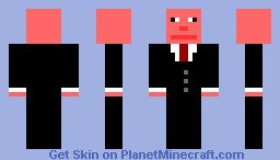 Pig in a suit Minecraft Skin