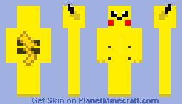 Pikachu Minecraft Skin