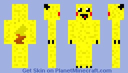 Pikachu Minecraft Skin
