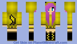 Pikachu Girl Minecraft Skin