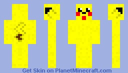 Pikachu Minecraft Skin