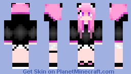 Pink Girl Minecraft Skin