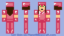Pink Armor Girl Minecraft Skin