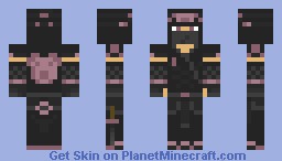 Pink Pig Ninja Minecraft Skin