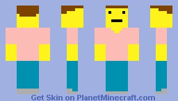 Pink Noob Minecraft Skin