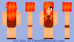 Fall colours girl Minecraft Skin