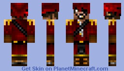 Pirate (Captain) Minecraft Skin