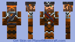 Pirate in Power Armor MK3 Minecraft Skin