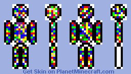 Pixel man 2 Minecraft Skin