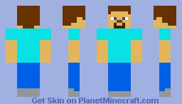 Plain Steve Minecraft Skin