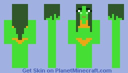 Plant Woman Minecraft Skin