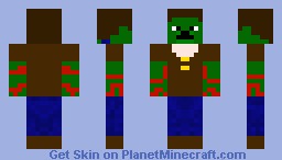 Plants VS Zombies Zombie Minecraft Skin