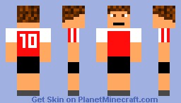 Player No. 10 (Soccer) Minecraft Skin