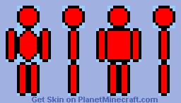 Round and Red Minecraft Skin