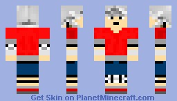 Pogo Stick Man (HappyWheels)(3D Helmet) Minecraft Skin