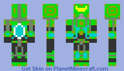 Poison Virus Combat Medic (Custom Character) Minecraft Skin