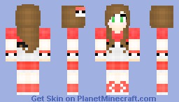 Pokeball Girl~! :D-Rinnie~ Minecraft Skin