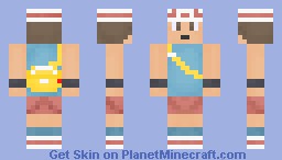 Pokemon Leaf (FireRed and LeafGreen) Minecraft Skin